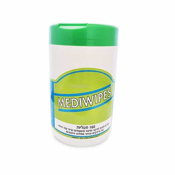 מטליות לחות לניקוי וחיטוי משטחים Mediwipes | חיטוי ועיקור | ציוד לבניית ...